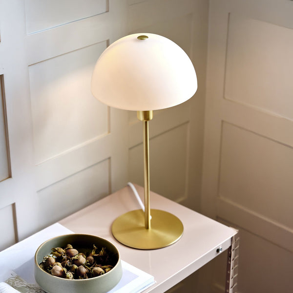 Nordlux Ellen 40 Floor Lamp, Mushroom Dome Shape – Lampsy